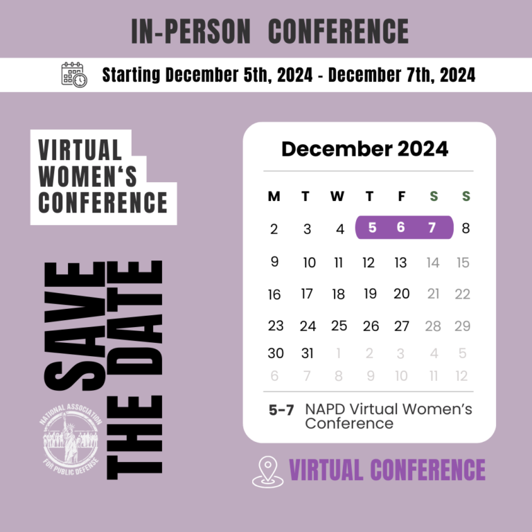 NAPD Women's Virtual Conference: We Are The Ones We've Been Waiting For ...