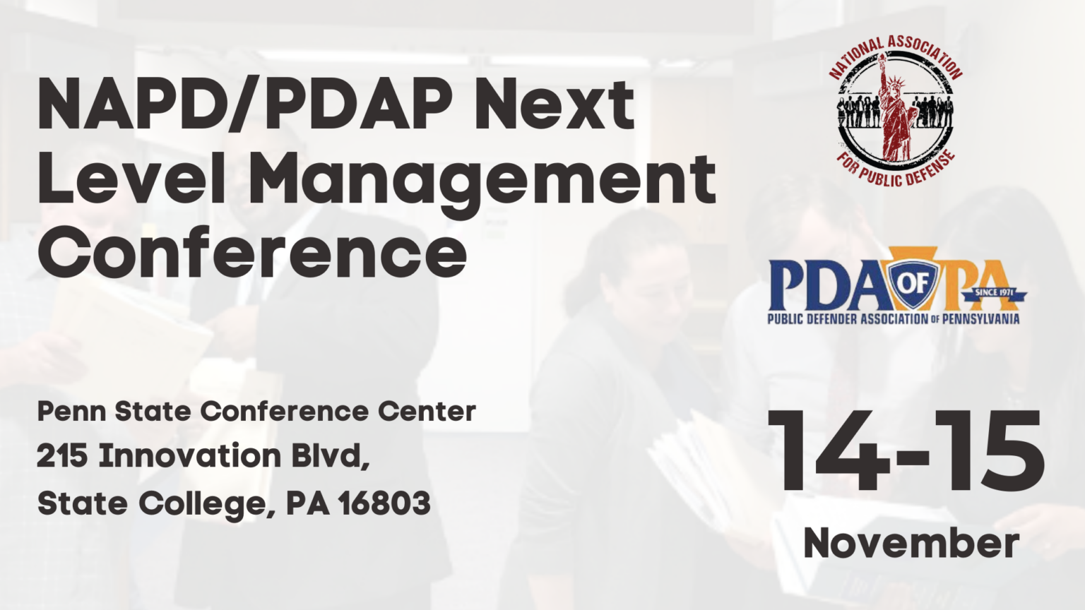 Events - National Association for Public Defense