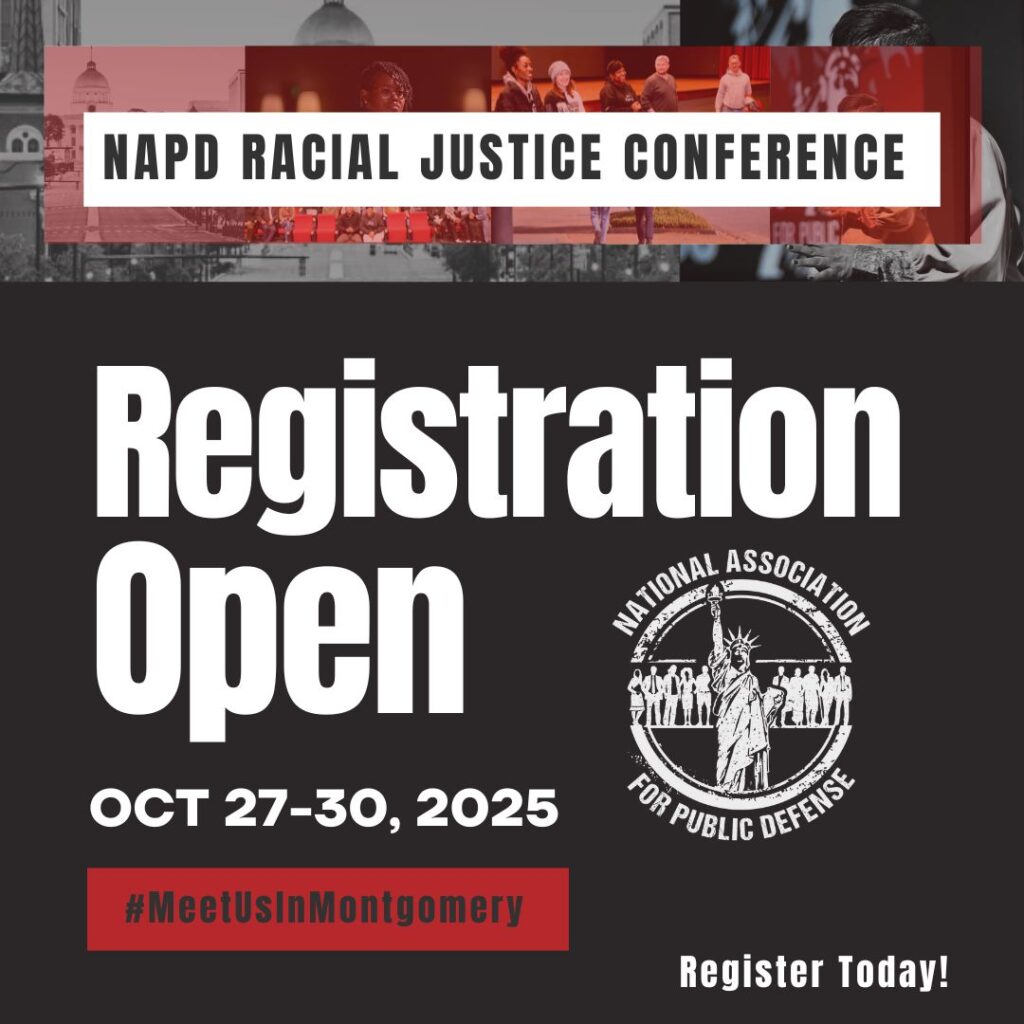 Racial Justice Conference 2025 - National Association for Public Defense